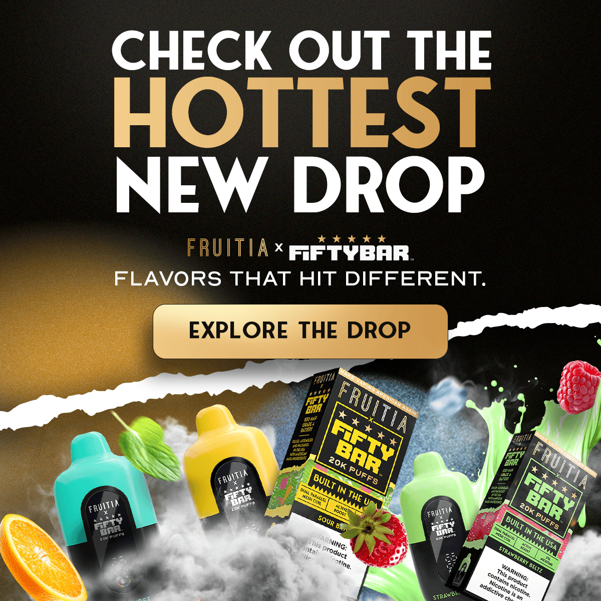 FRUITIA - Premium Disposable Vapes | Bold Flavors & Innovative Design